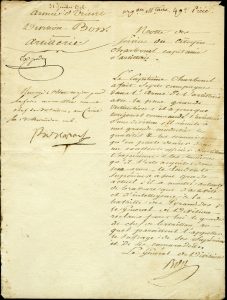 Napoleon Bonaparte Letters | Archives & Special Collections, University ...